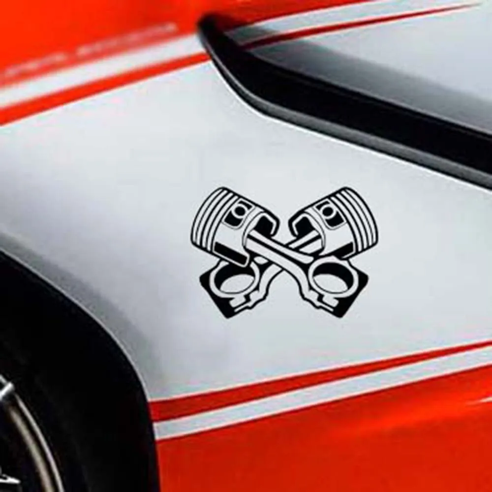Piston Power Jdm Car Stickers Decals Decorative Personality Pattern ...