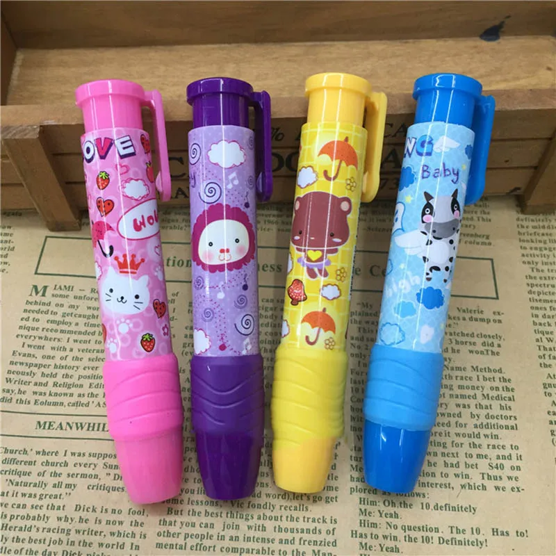 New Candy Color Pressed Erasers Cute Animals Rubber Erasers For Girls ...