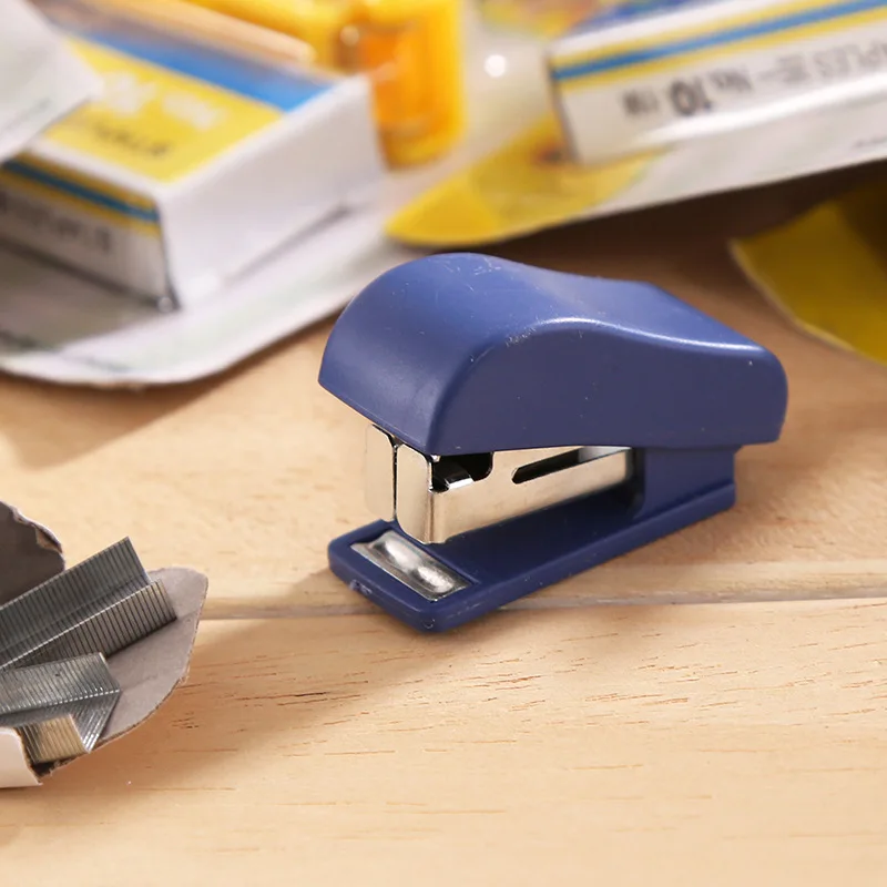 FangNymph Mini Stapler Kawaii Super Mini Small Stapler Staples Set ...