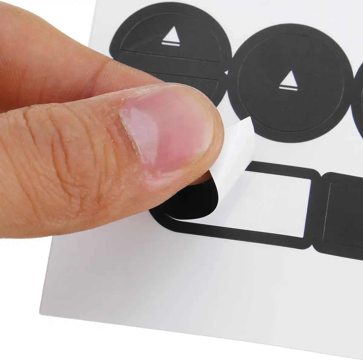 New Car Multimedia AM FM CD Radio Stereo Button Repair Decals Sticker ...