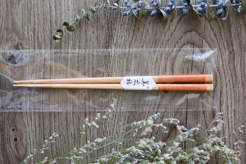 1pair Beech Chopsticks Japanese-style Natural Handmade Wood Baby ...