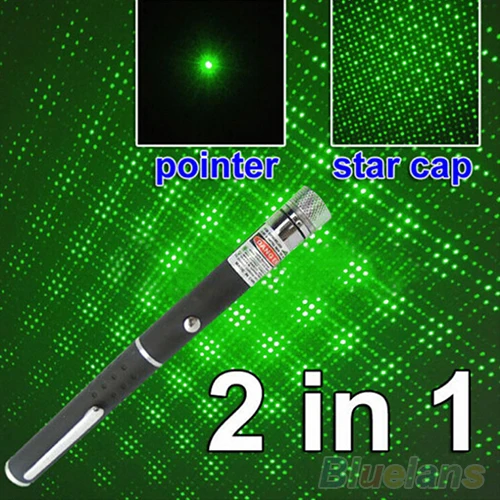 Green Laser Pointer Stars
