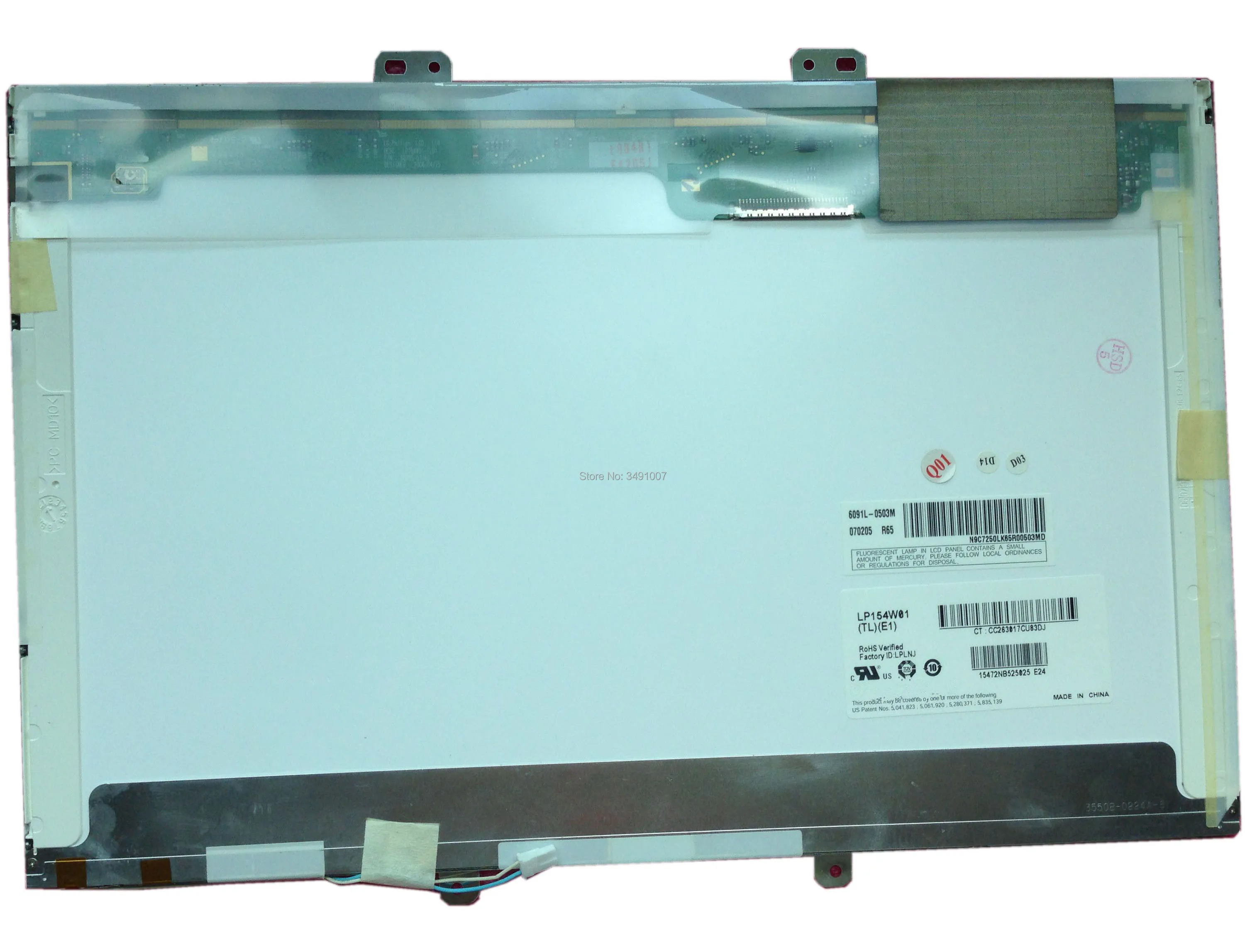 LP154W01 TLE1 A1 A3 TLA3 TLE1 fit N154I2 L02 LTN154AT01 LTN154AT08 ...