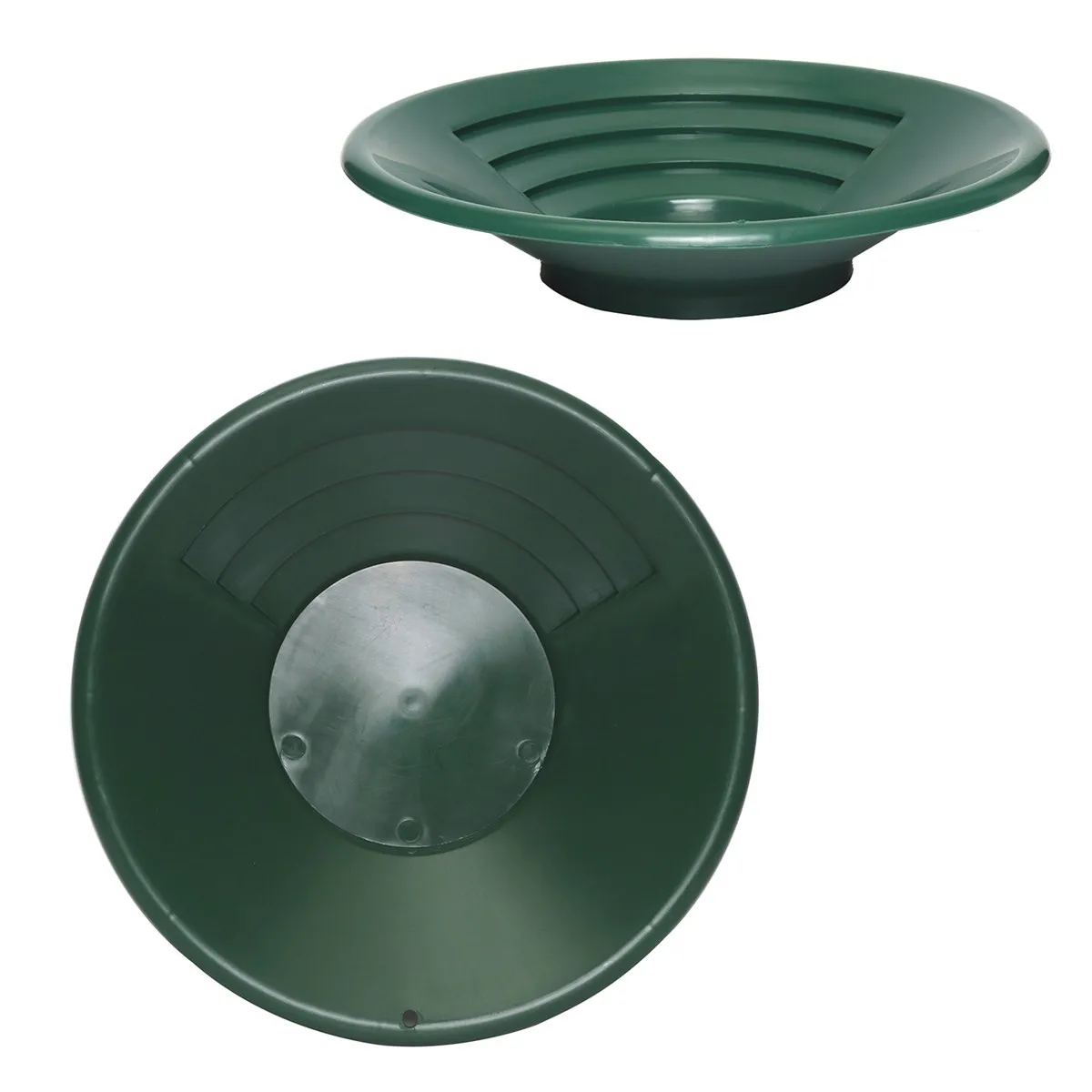 14'' Plastic Gold Pan Rush Sifting Classifier Screen Sieve Pan Metal ...