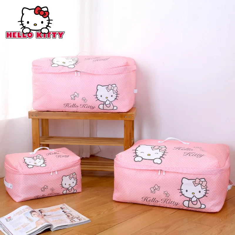 Hello Kitty Clothes Toys Storage Kawaii Box Home Pantry Organizer ...
