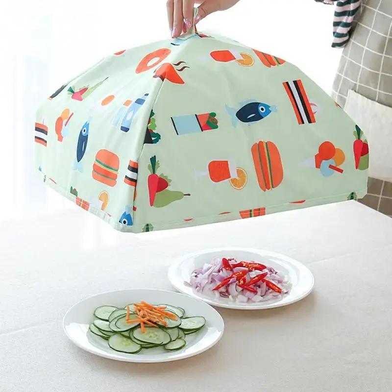 Foldable Table Food Cover Umbrella Style Anti Fly Mosquito Kitchen ...