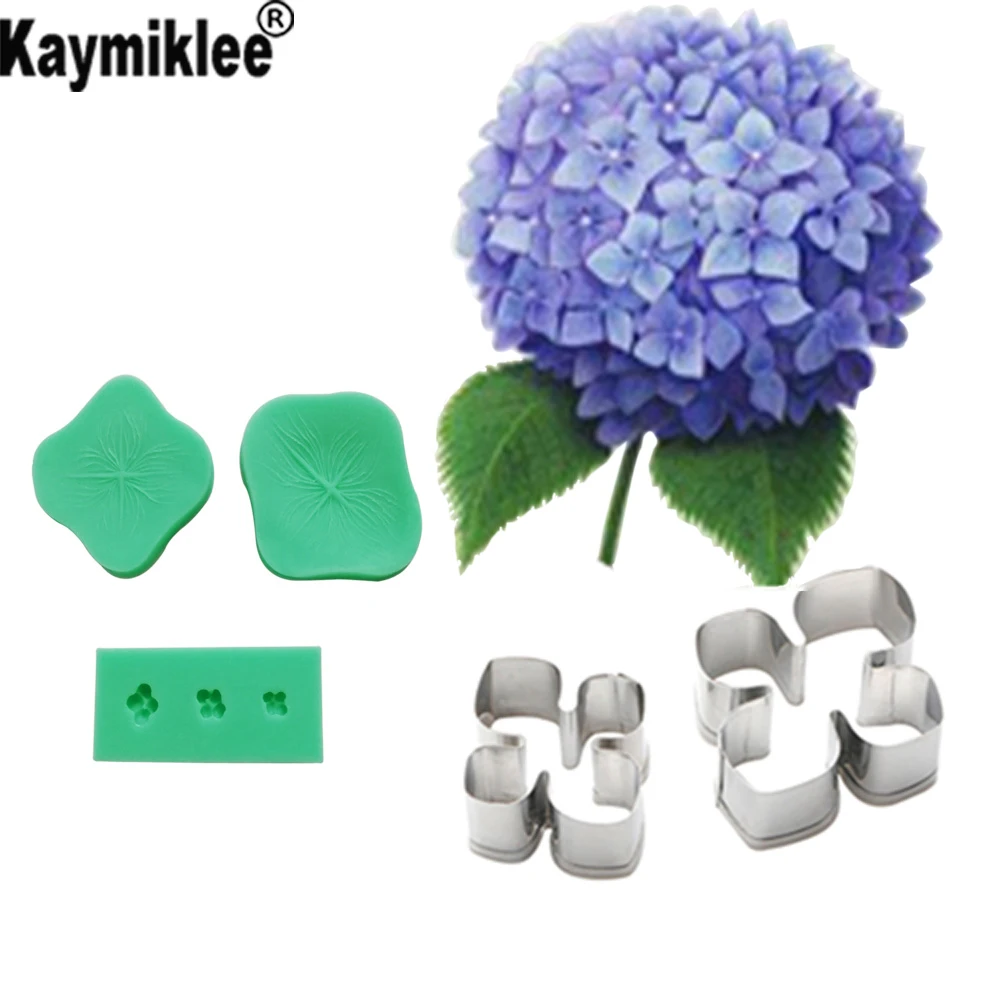 Silicone Cake Decorating Tools | Silicone Sugarcraft Mold | Hydrangea ...