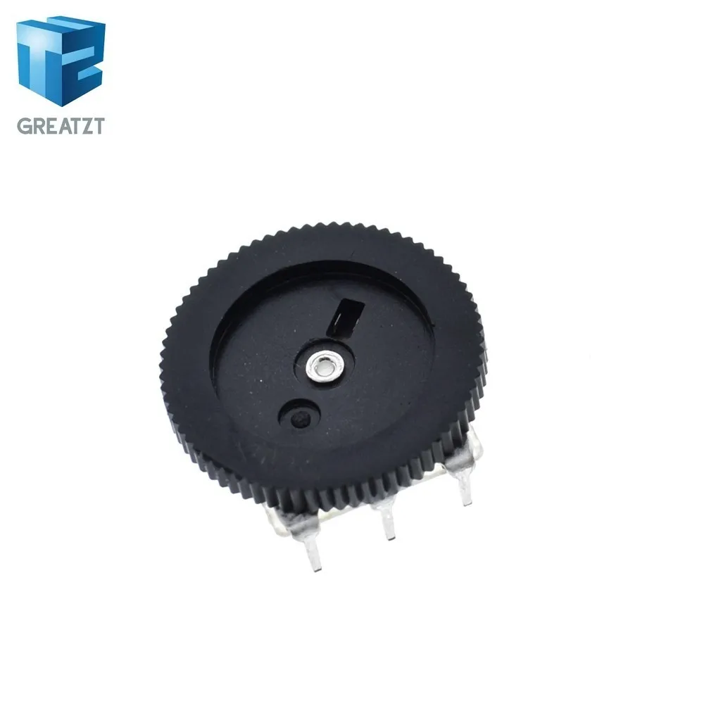 GREATZT 10 Pcs B103 16x2mm 10K Ohm Double Dial Taper Volume Wheel ...