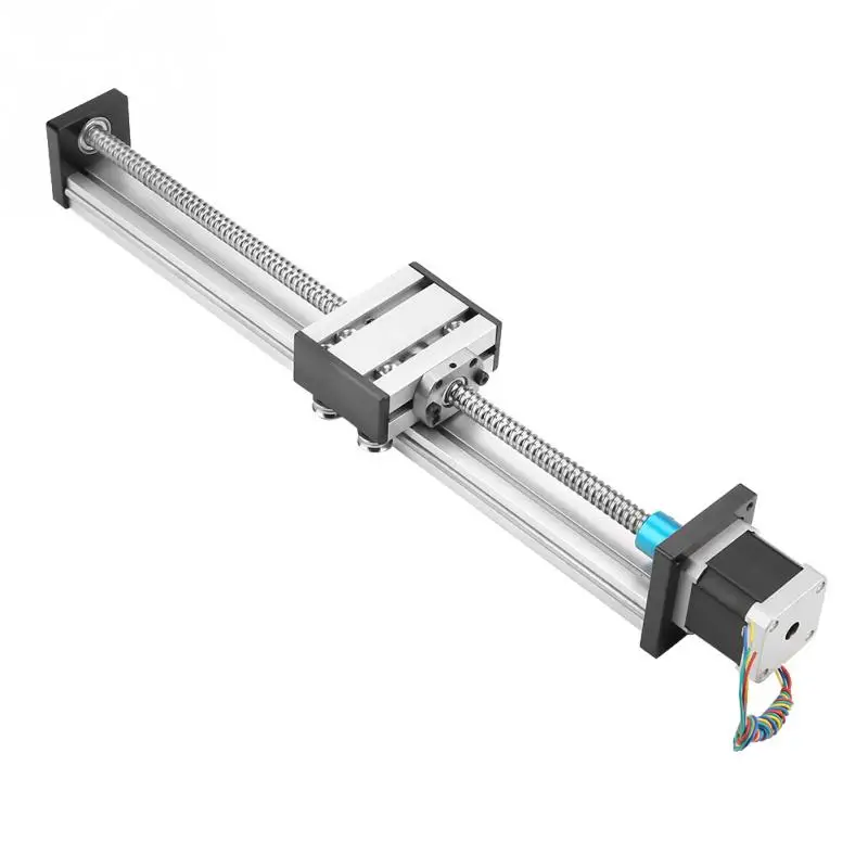 1204 Ball Screw Linear Slide Set Long Stage Actuator Stroke 300mm + 42 ...