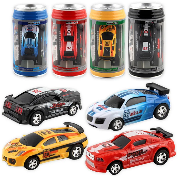New 1/63 Mini RC High Speed Drifting Off Road Car Pull Ring Can Toy ...