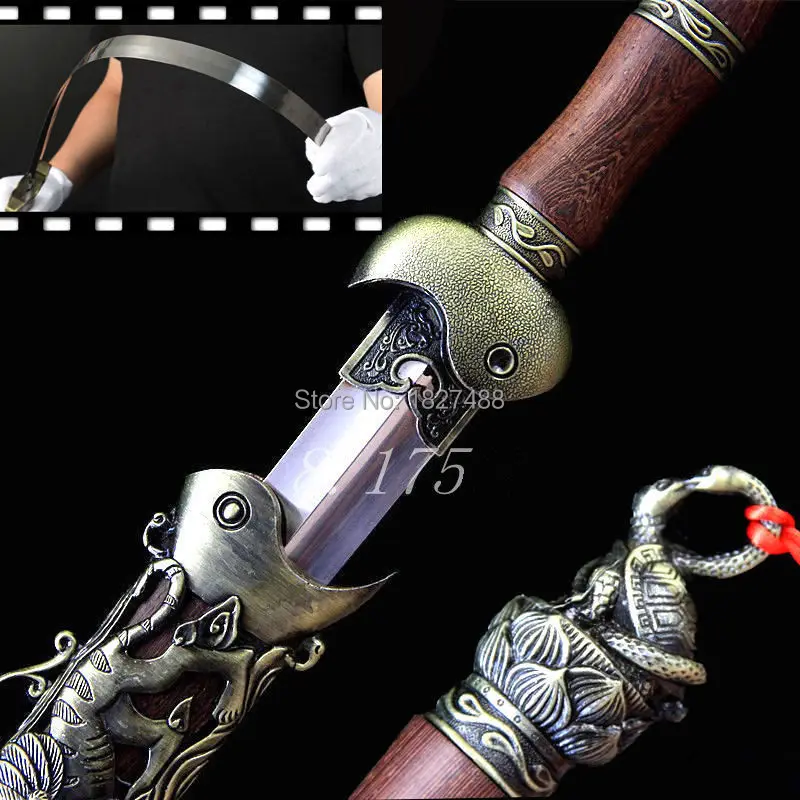 Chinese KungFu/TaiChi Sword Stainless Steel Flexible Blade For Taiji ...