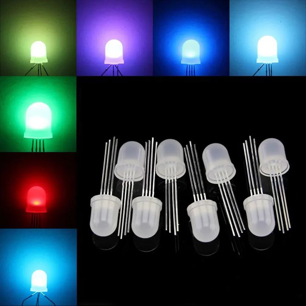 50-1000Pcs-PL9823-APA106-WS2811F5-5mm-F8-8mm-LEDs-Round-RGB-Full-color ...