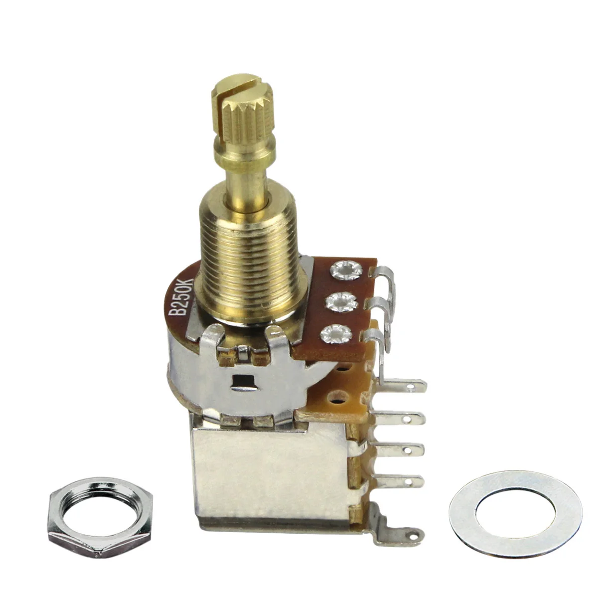 Fleor Long Shaft Guitar Push Push Potentiometer B250k Linear Taper ...