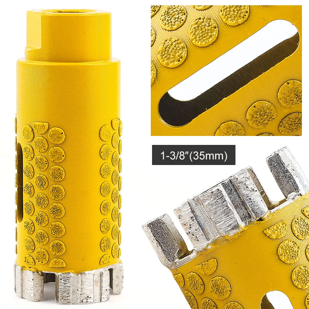 1-3/8 inch stone 35mm core drill bit for dry or wet fast drilling ...