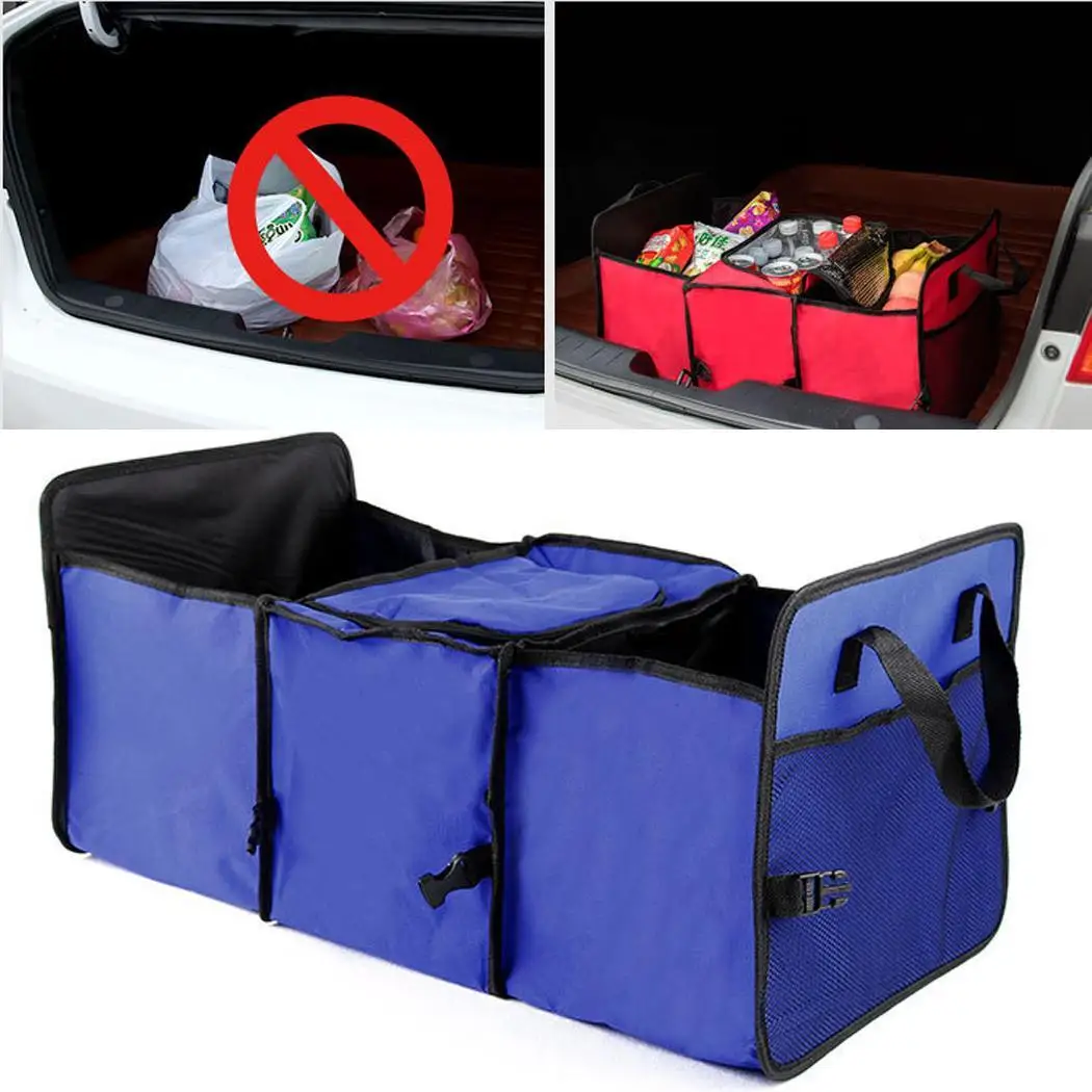 Sailnovo Portable Foldable Car Storage Bag Car Organizer Non skid Multi ...