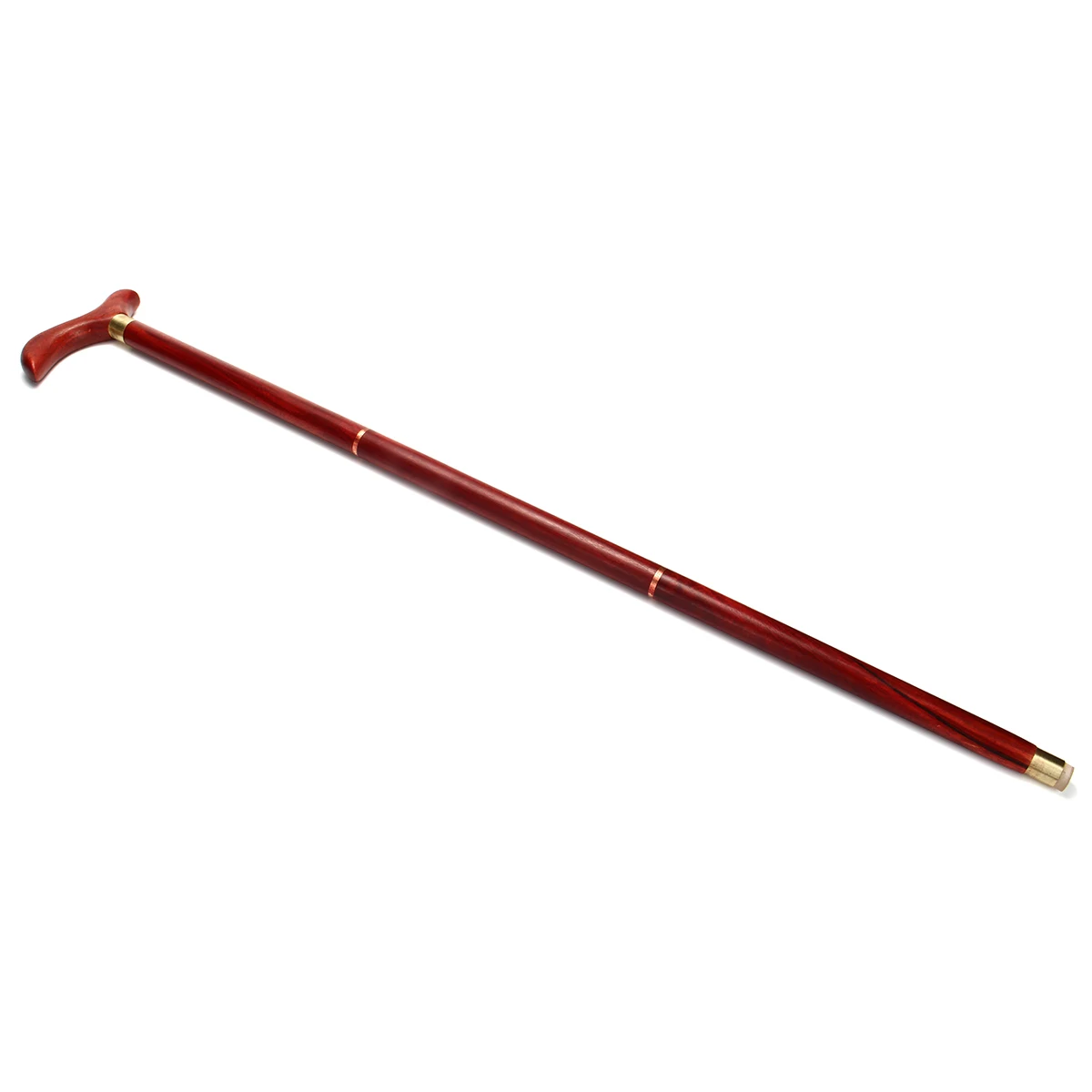 3 Sections 86cm Walking Stick Wood Bird Shape Foldable Travel Cane ...