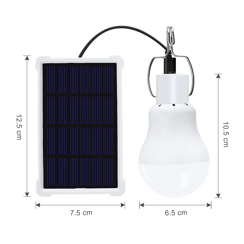 1.2 W Solar Powered Portable Light Bulb - Rhino Camping