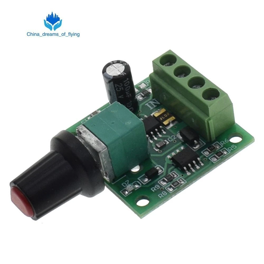 New DC 1.8V 3V 5V 6V 12V 2A PWM Motor Speed Controller Low Voltage ...
