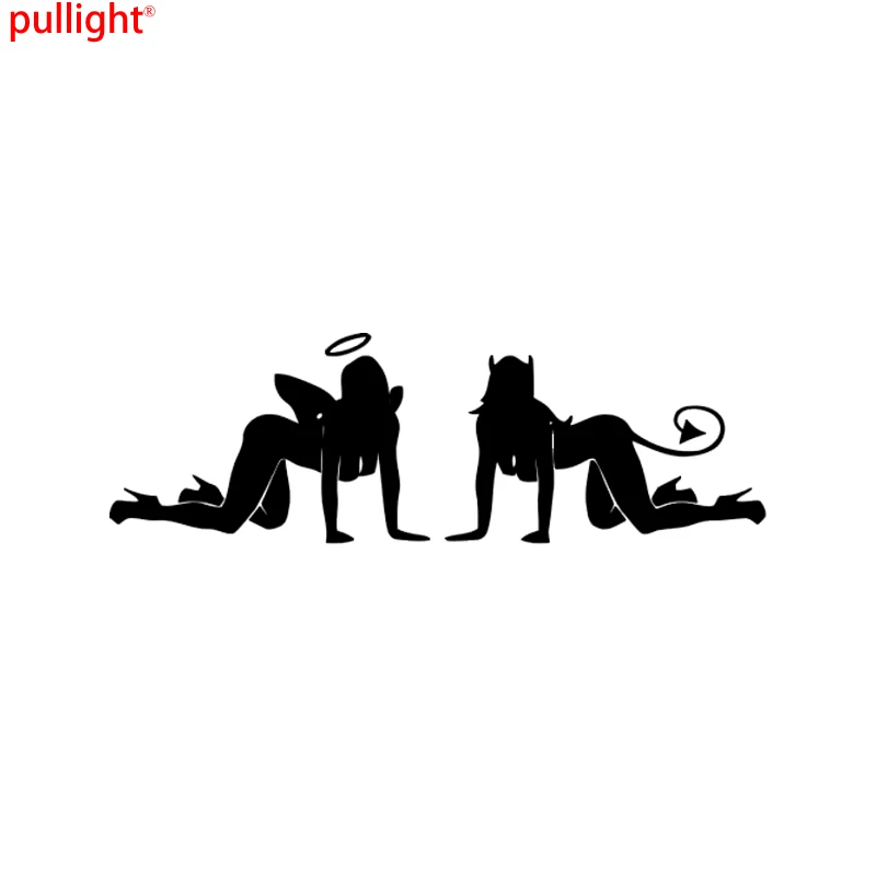 Sexy Angel Devil Symbolic Decal Sticker Car Truck Window Beauty