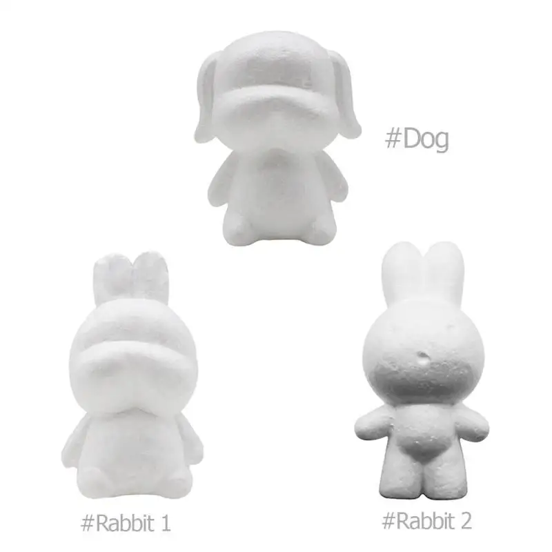 3-5 Years Kids Craft Toys Foam Animals Bear Modeling Polystyrene ...