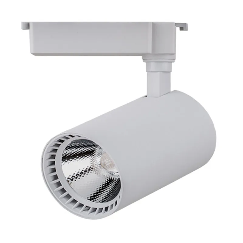 LED Track Light 12W 20W 30W COB Chip Clothing Store Rail Spotlights ...