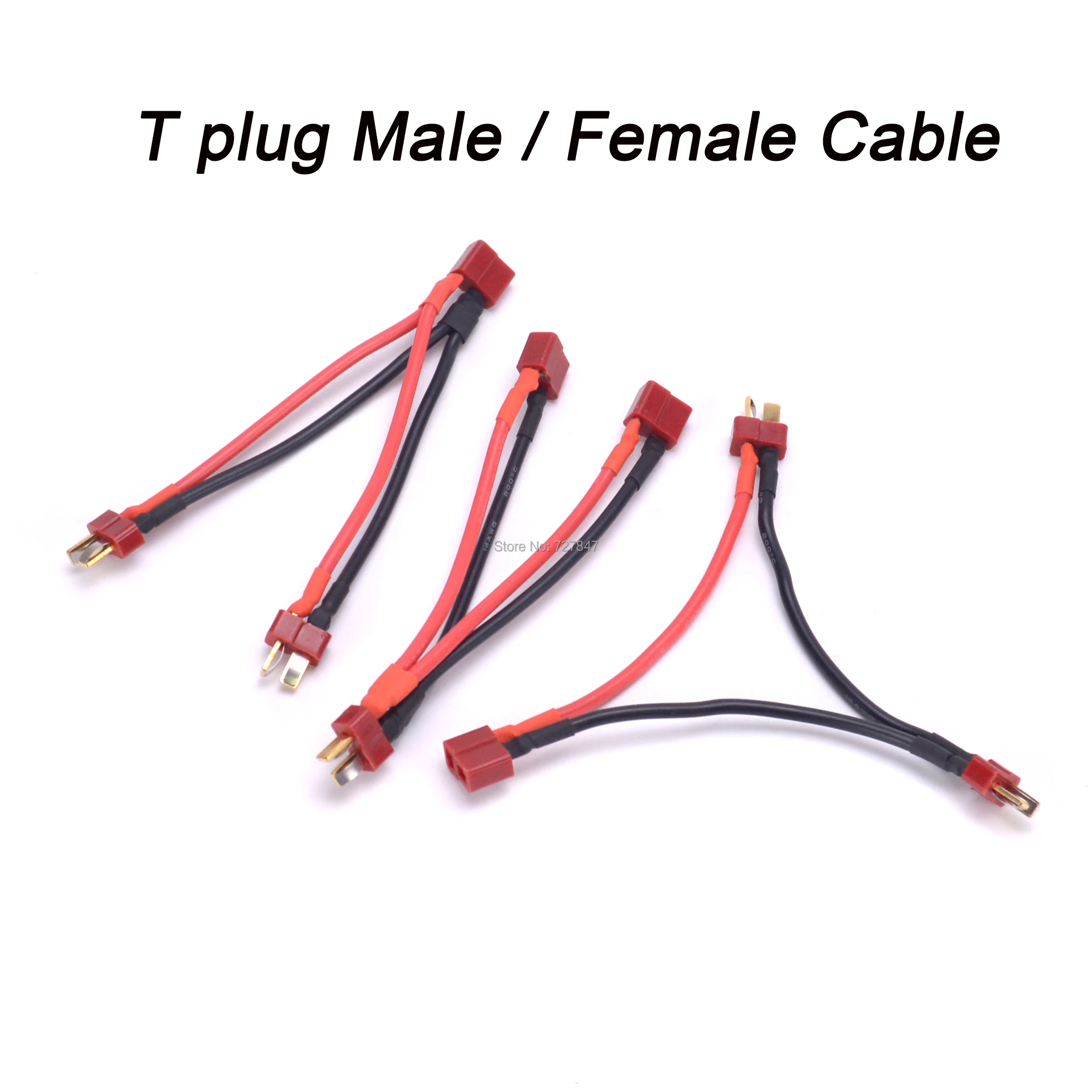 T-Plug-T-plug-Y-Wire-Cable-Harness-Female-to-Male-T-Plug-Parallel ...