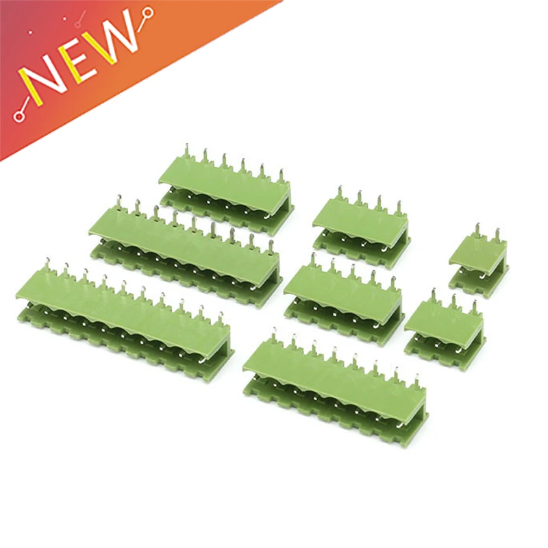 10pcs/Curved needle Socket KF2EDGK Spacing:5.08mm 2P 3P 4P 5P 6P 7P 8P 9P 10P Connectors ...
