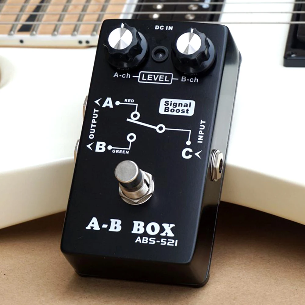 Belcat Singel Boost A-B BOX AB BOX Stompbox for Electric Guitar Bass ...