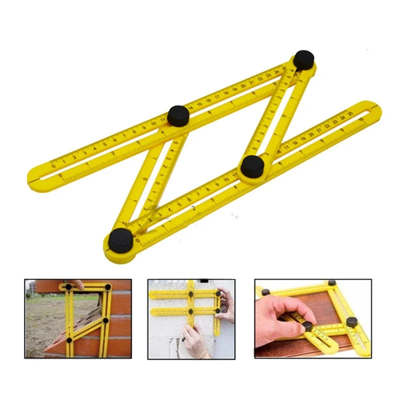 Four Folding Measurement Tool of Multifunctional Plastic Edge Folding ...