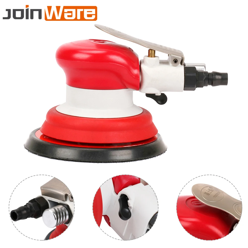 5" Pneumatic Sander Air Sander Random Orbital Round Polishing Sanding ...