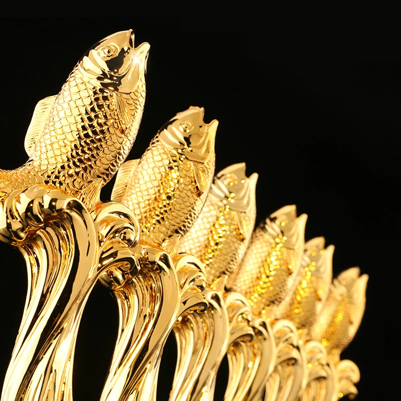 Originality Resin Plating Go Fishing Competition Award Trophy ...