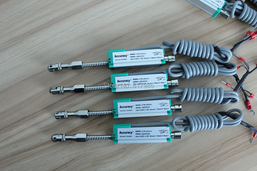 Sensor de desplazamiento lineal KTR, 10, 25, 50, 75, 100mm, regla ...