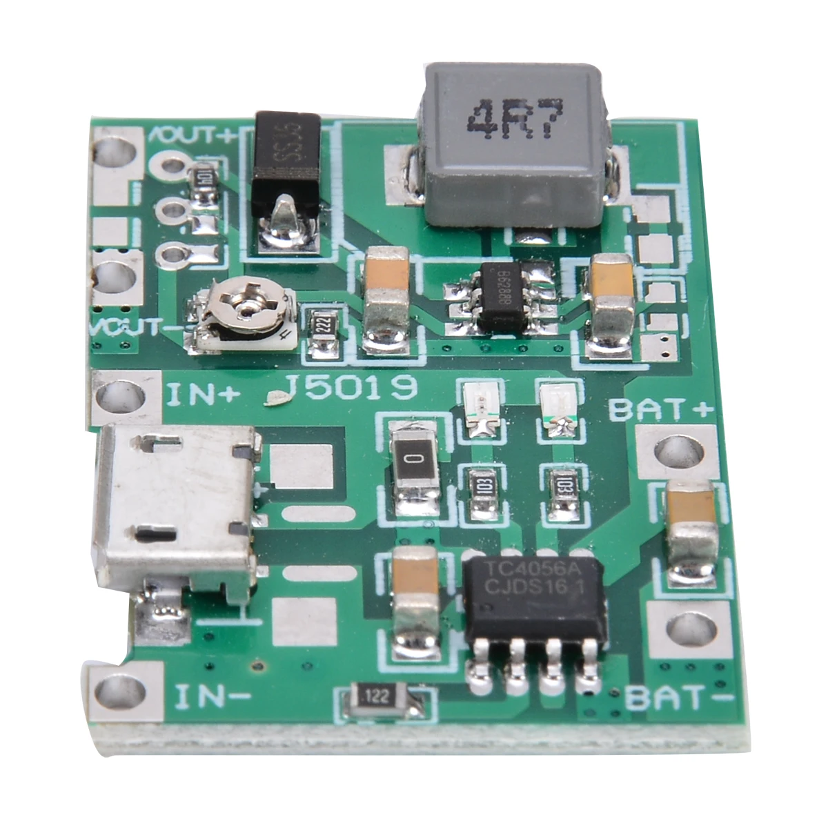 1pc USB Lithium 3.7V Battery Charging Module 4.2V Boost Step Up Module ...