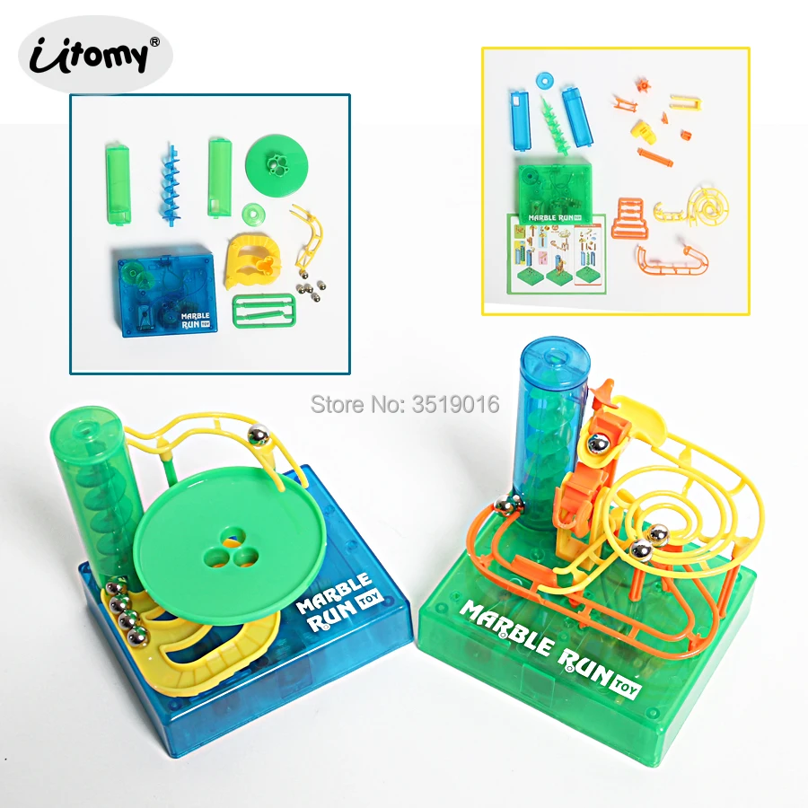 Education-STEM-Marble-Run-Electronic-DIY-Construction-Maze-Balls ...
