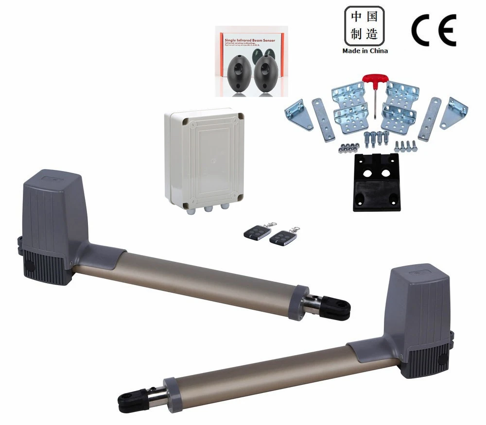 DC24V remote control swing gate motor garden swing gate opener with ...