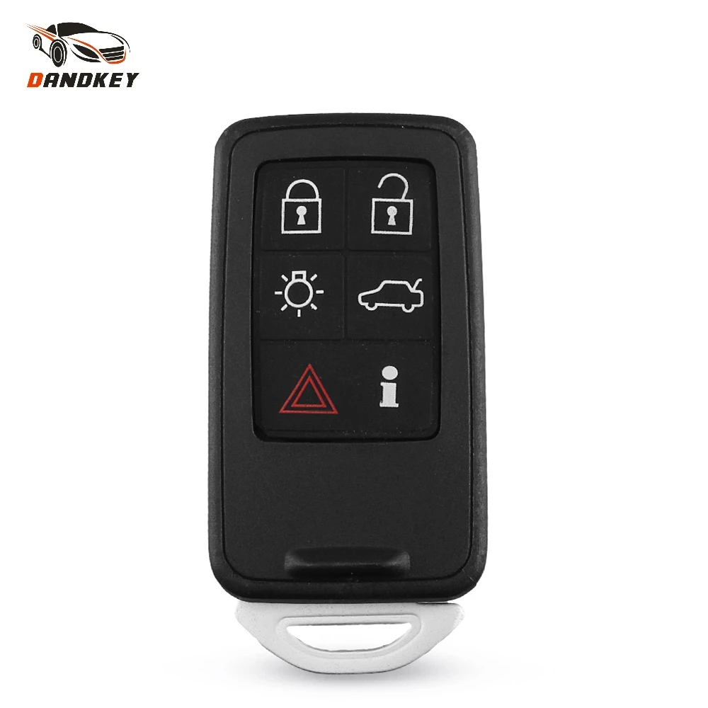 Dandkey 6 Buttons Remote Car Key Shell Fob Case For Volvo S60 V60 S70 ...