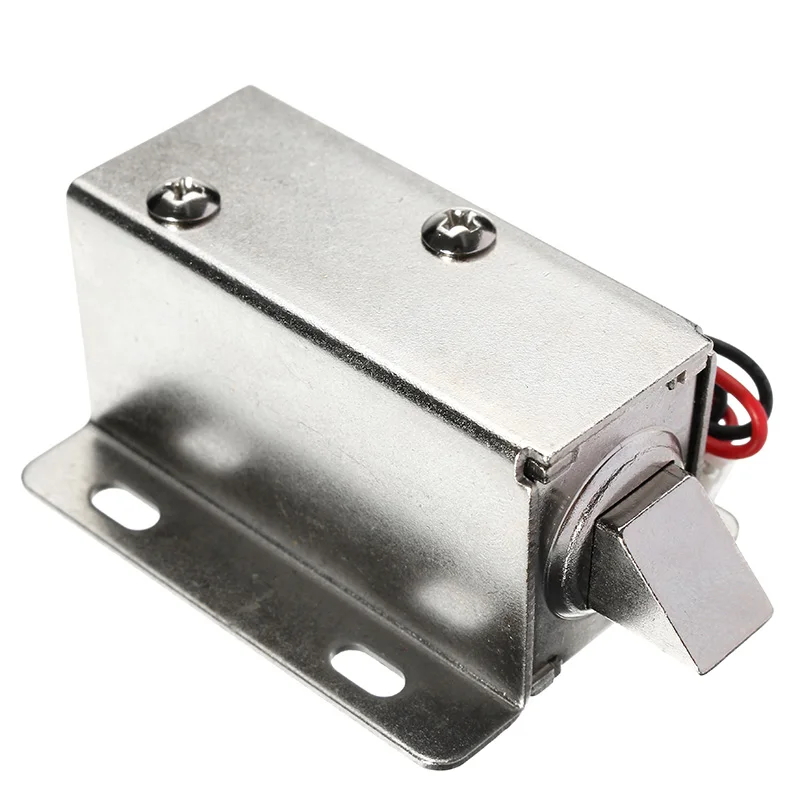 24V DC 0.8A Electric Lock Assembly Solenoid Cabinet Door Drawer Lock ...