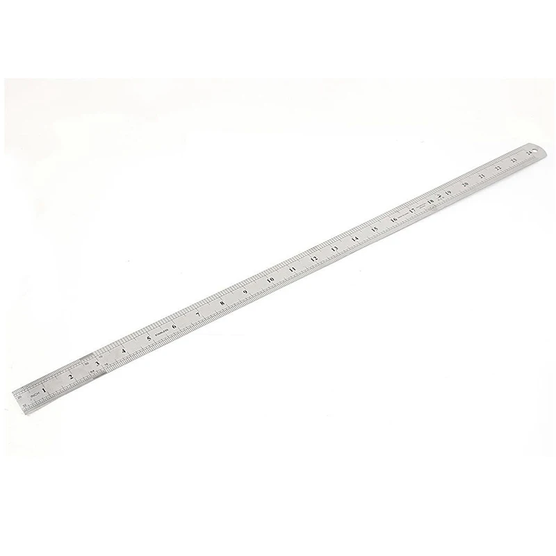 50cm 60cm 20/24inch Groove Right Stainless Steel Metric Straight Ruler ...