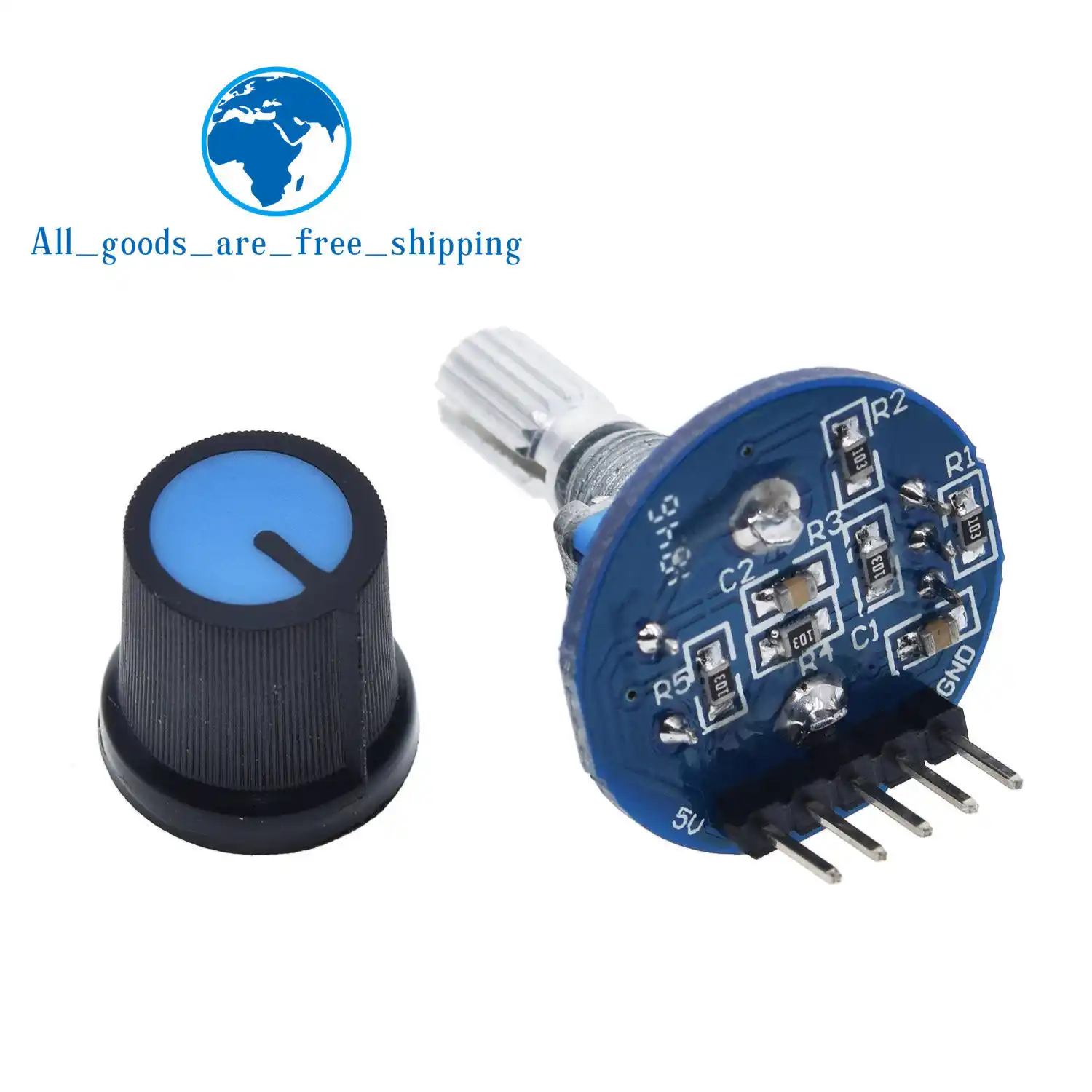 TZT Rotary Encoder Module for Arduino Brick Sensor Development Round ...