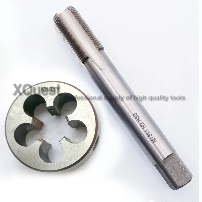 1set Hss Metric Hand Tap And Die Set M13 M13x1 M13x0.75 13x1.5 Fine ...