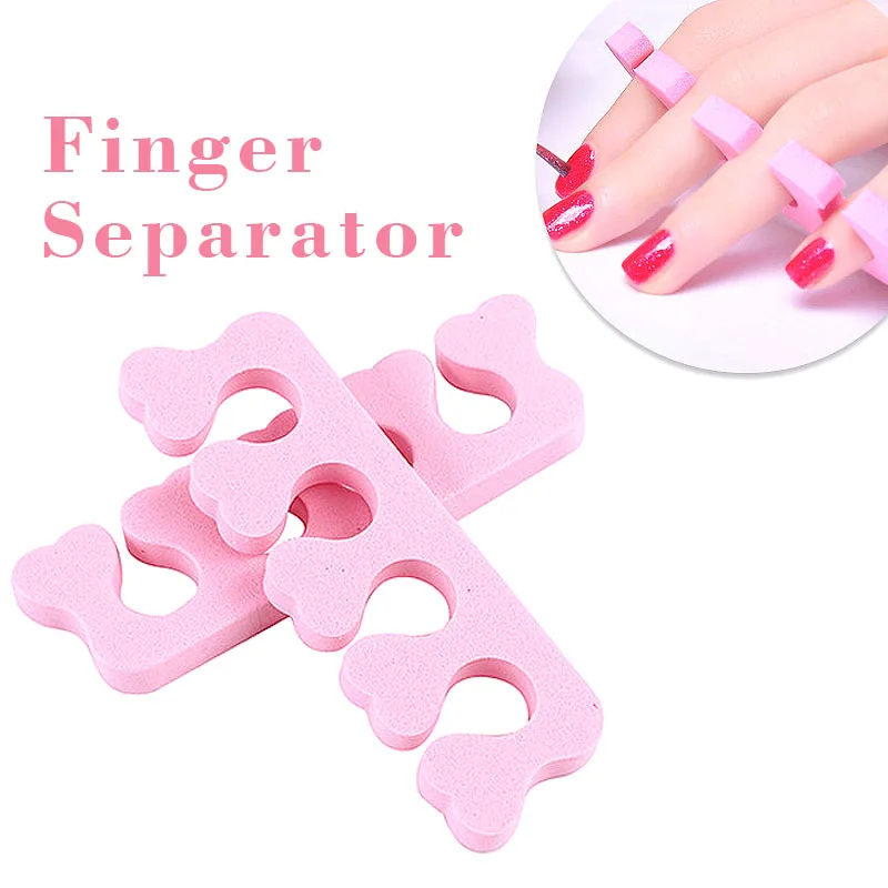 Kimcci 6pcs/lot Soft Foam Nail Art Tools Finger Separator Toes ...