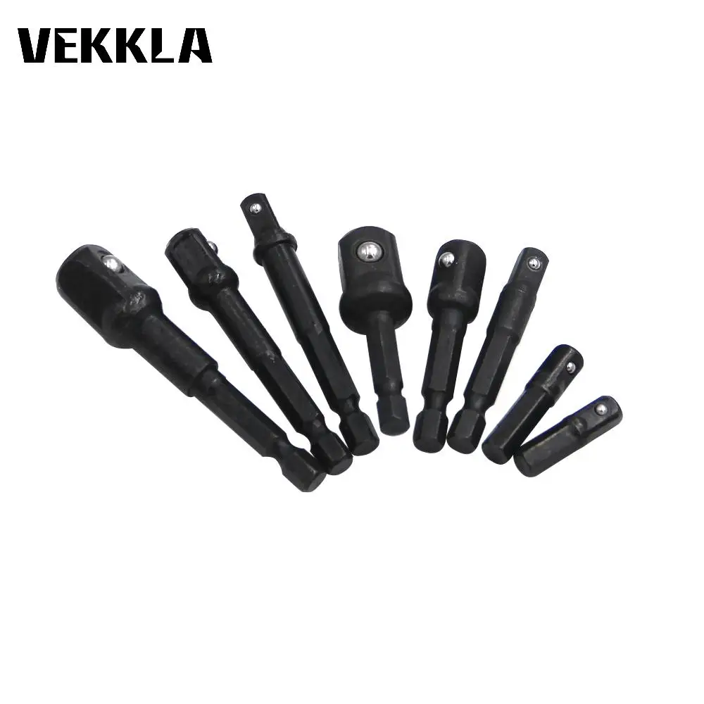 8 Stks 1 4 3 8 1 2in Socket Adapter Impact Hex Shank Extension Boren 8 Stks 1 4 3 8 1 2in Socket Adapter Impact Hex Shank Extension Boren