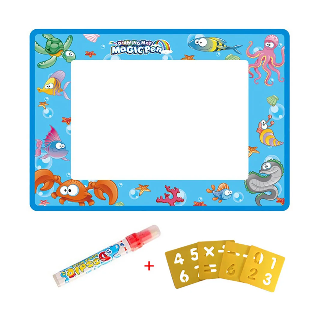 Aqua Mat Magic Educational Reusable Water Painting Pad Doodle Pad for ...