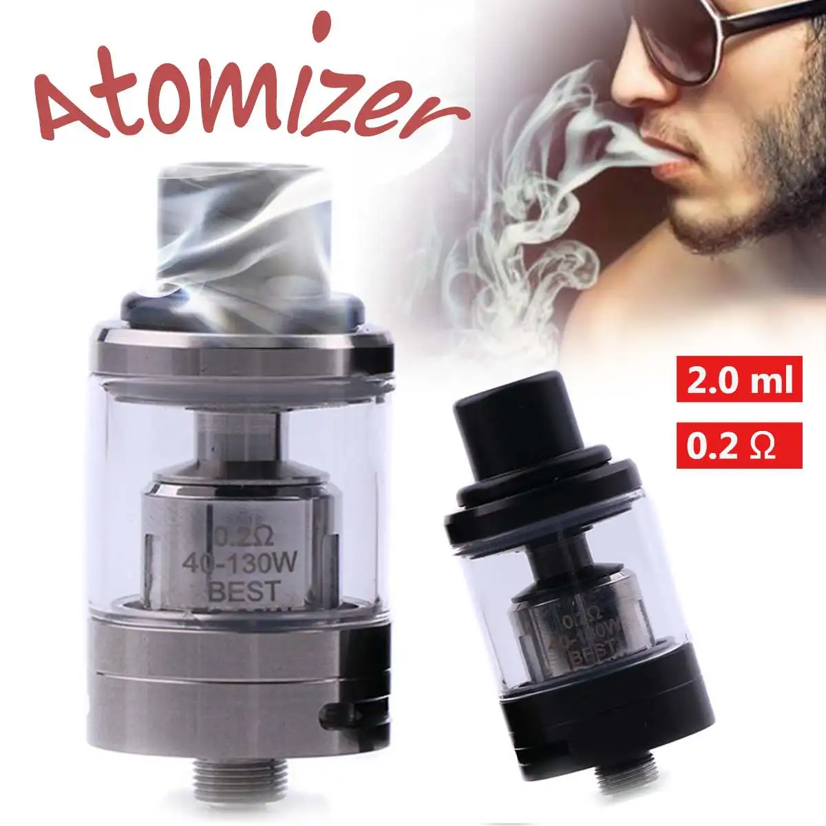 22mm E Cigarette Storage Type Atomizer Smoke Atomizing Core Tank ...