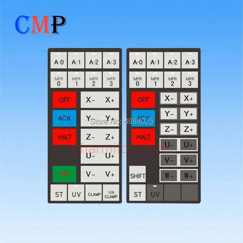 Keyboard panel Operation Control panel Button film Hand control box ...