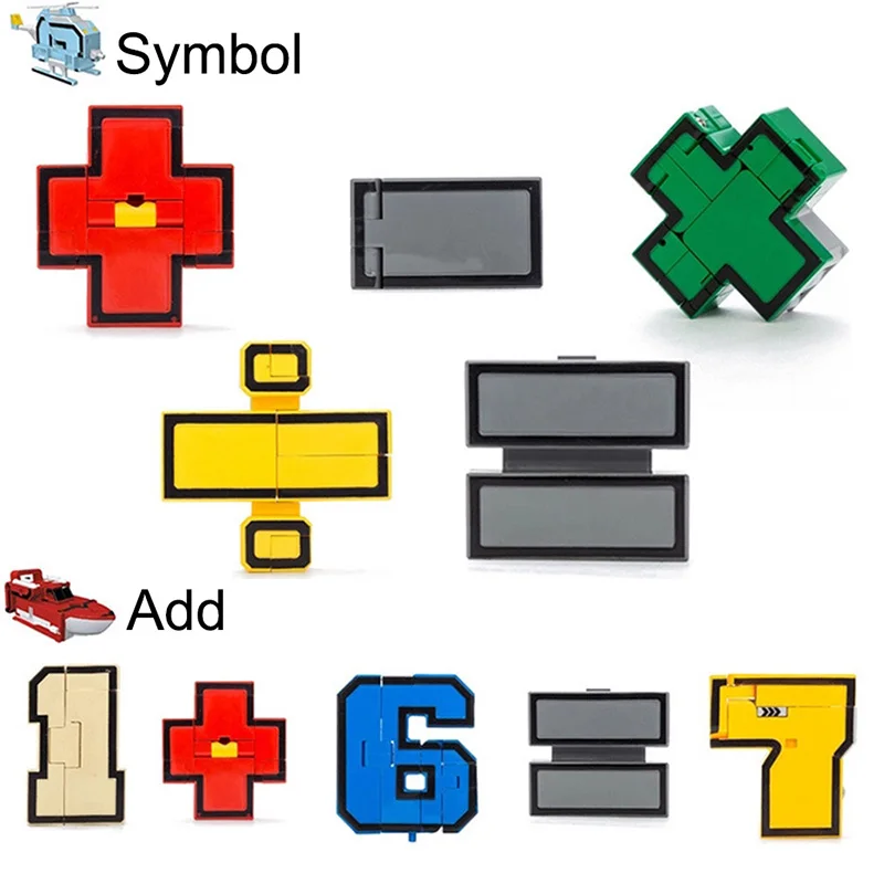 DIY Number Transformation Autobots Figures Building Blocks Set ...