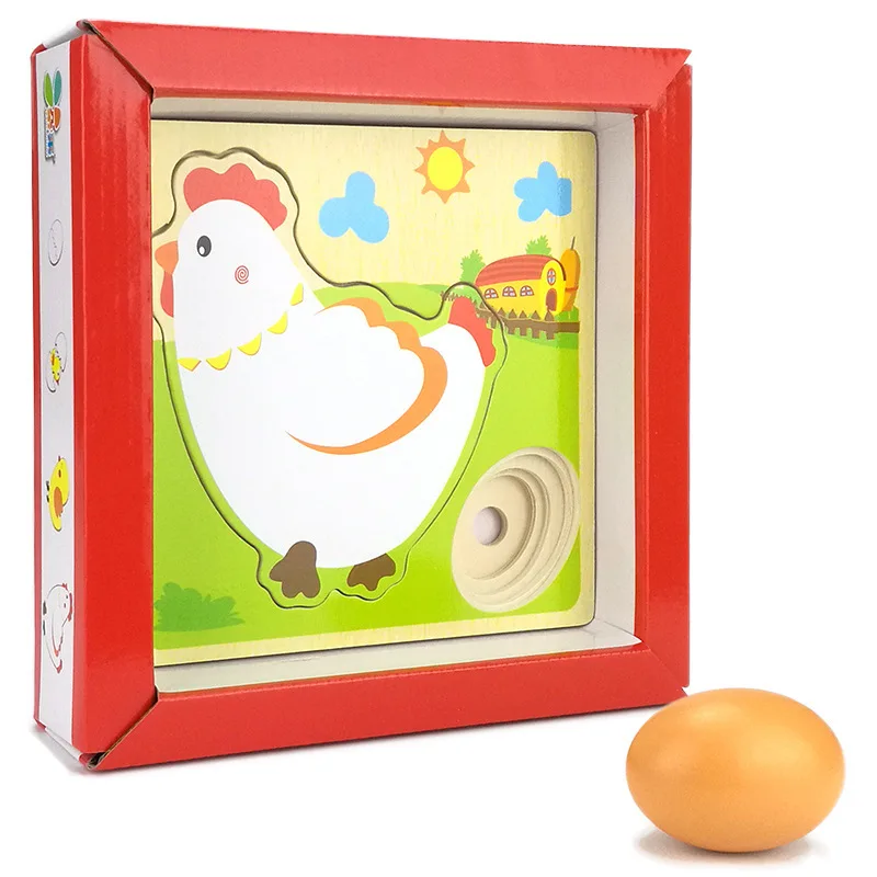 Chick Hen Grow Up Lay Eggs Process Jigsaw Puzzle Jigsaw Puzzle Mg03 ...