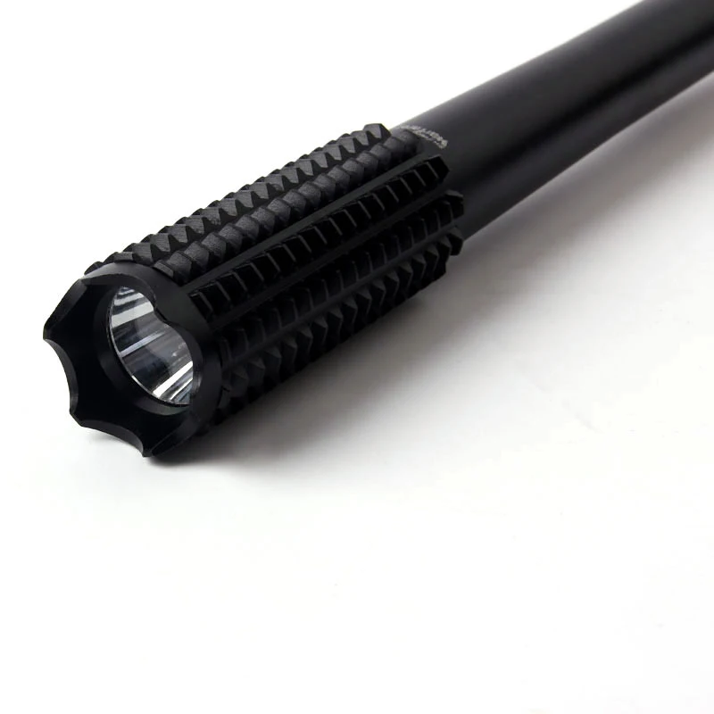 Telescopic Stick Telescopic Baton Flashlight Security Patrol Self ...