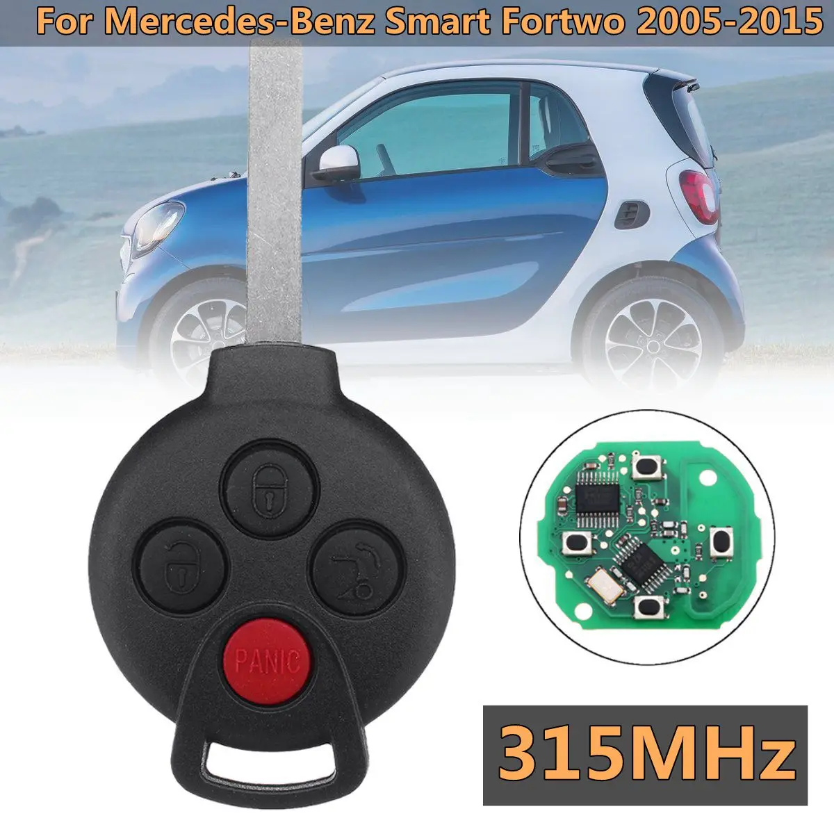 For Mercedes Benz Smart Fortwo 2005 2006 2007 2008 2009 2010 2011 2012 ...