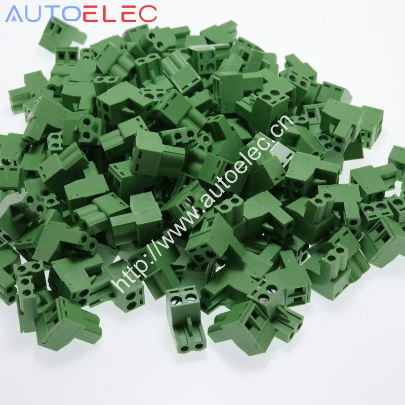 250pcs Pitch:5.08mm 2 Pin Female 16a Pcb Electrical Screw Terminal ...